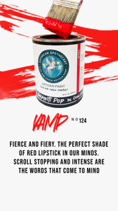 Red Chalk Paint Clay and Chalk Artisan Paint - Furniture Vamp Colors ...