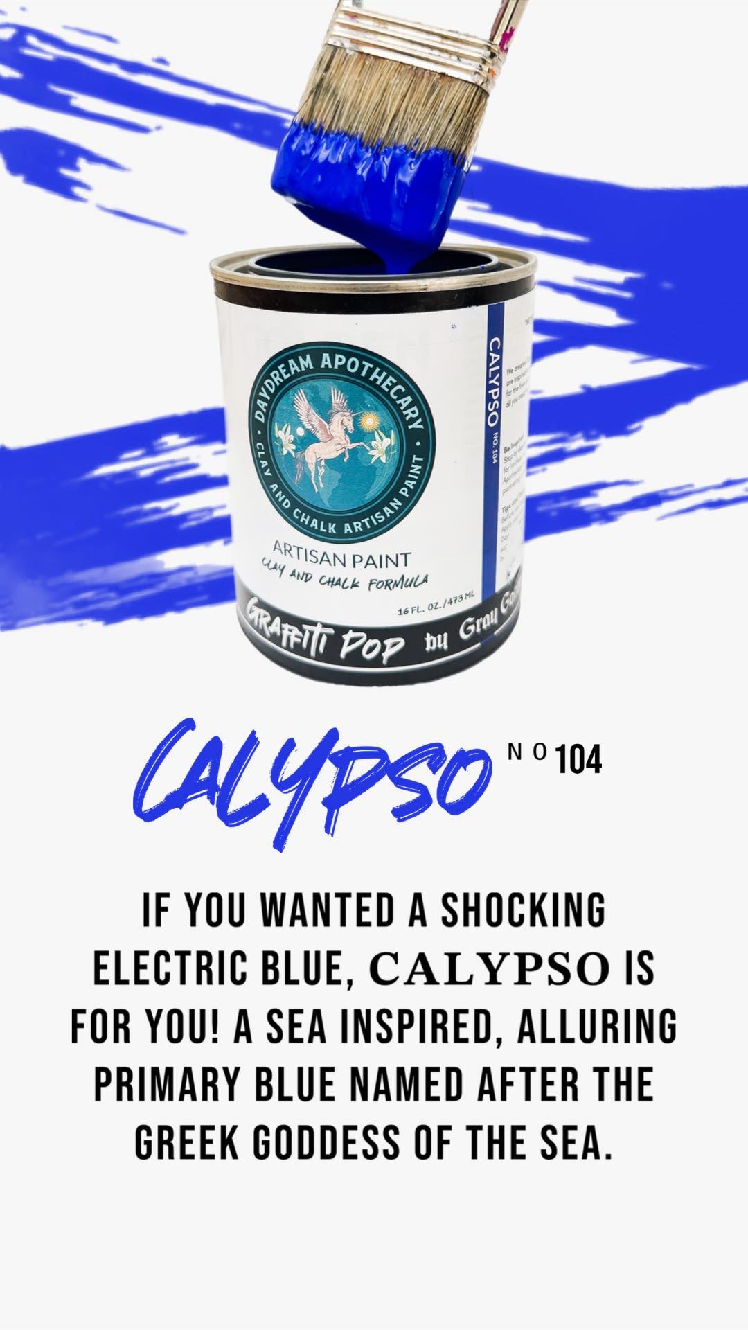 Graffiti Pop - Calypso - Clay and Chalk Artisan Paint - Daydream Apothecary