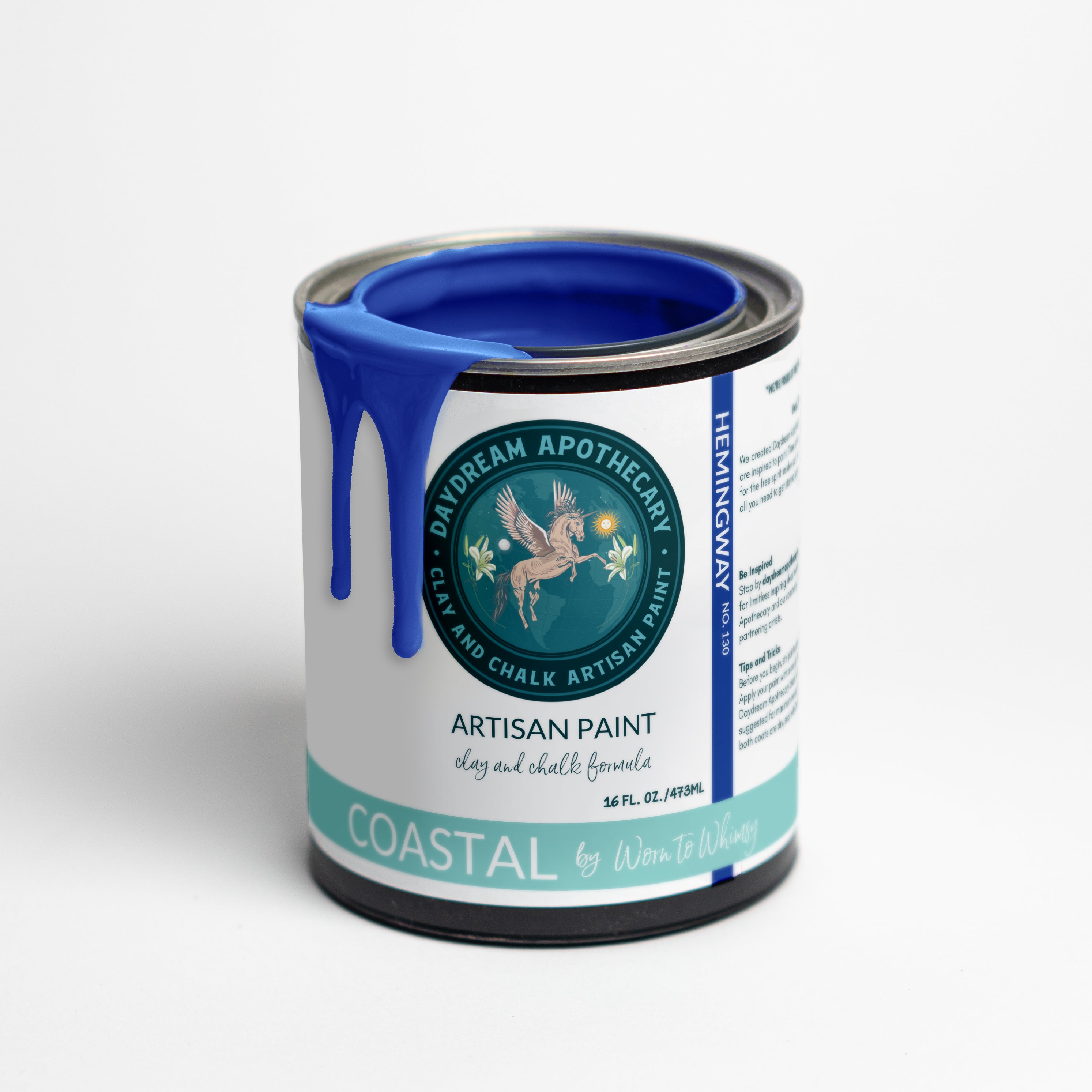A Vibrant Dark Blue Chalk Paint and Clay Paint ..Hemingway - - Daydream ...