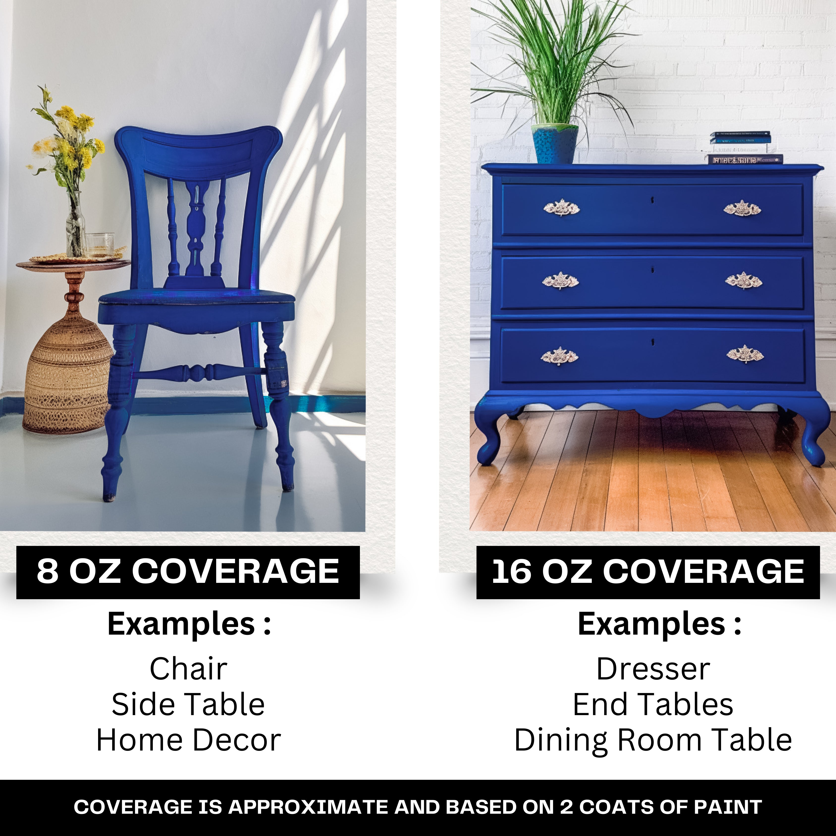 A Vibrant Dark Blue Chalk Paint and Clay Paint ..Hemingway - - Daydream ...