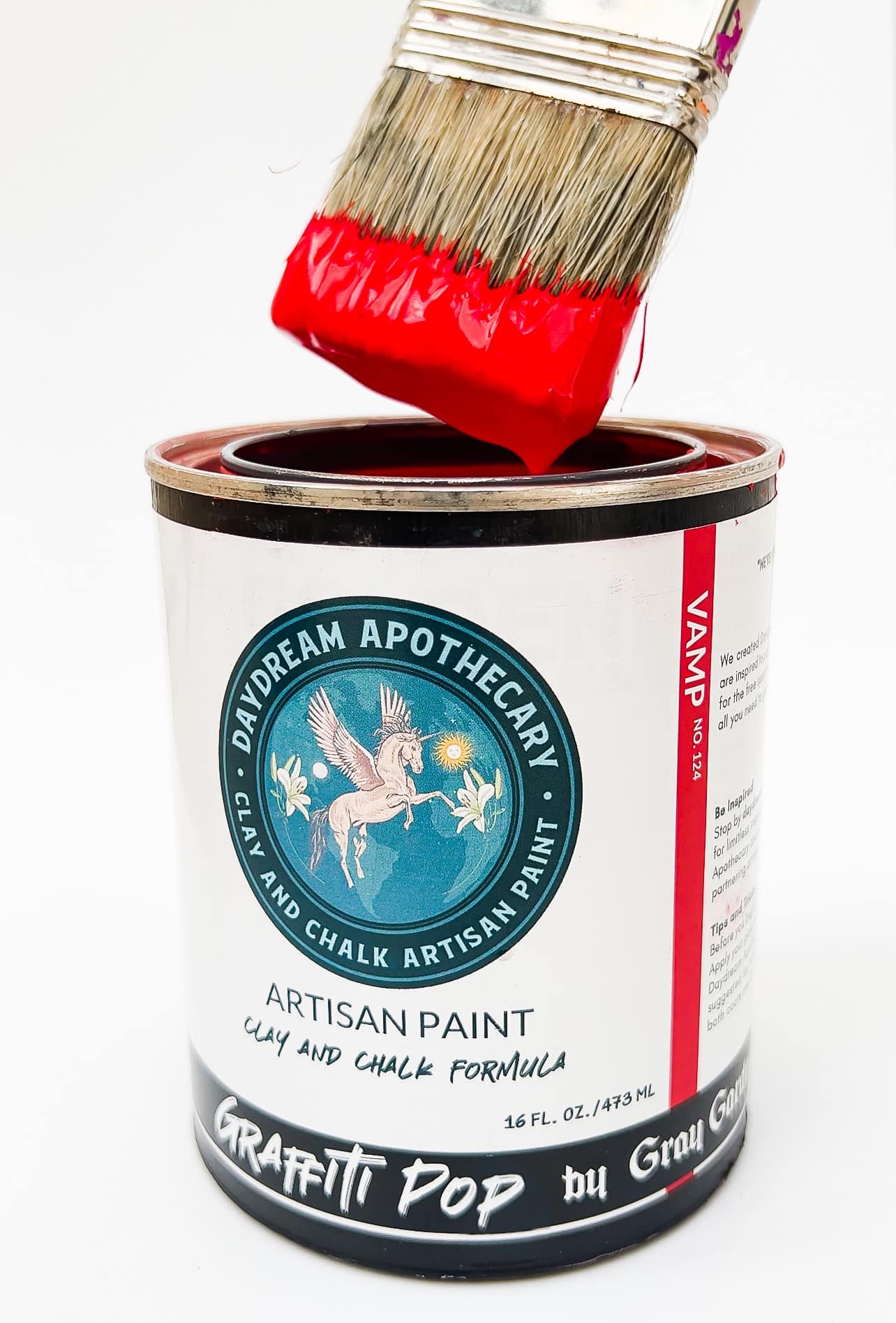 Graffiti Pop -Vibrant Red Vamp - Clay and Chalk Artisan Paint ...